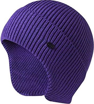 Generic Bonnet Femme Hiver Bonnet Femme Chapeau Femme Hiver Confortable Classique - Bonnet Ski Doubl&eacute; Polaire Homme Femme, Bord Roulott&eacute; Chaud, Respirant et C