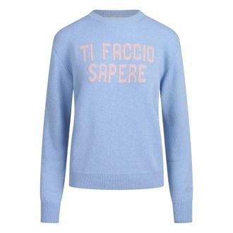 MC2 Saint Barth Pull New Queen - Femme - Pulls - Bleu - Taille: 42 FR