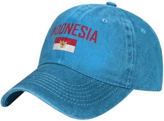 Generic Casquette Trucker Drapeau Indon&eacute;sien Vintage Anti-Soleil Casquette De Baseball S&eacute;chage Rapide Visiere pour Entra&icirc;nements Randonn&eacute;e Ext&eacute;rieur