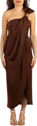 Hanita Femme, Robes, Brun, Taille: 40 FR Abito lungo