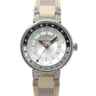 Louis Vuitton Montre Vintage en toile Pre-owned - Femme - Pre-owned - Blanc - Taille: ONE Size
