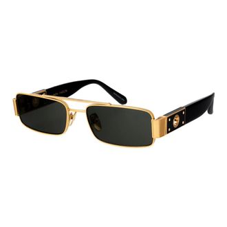 Linda Farrow Stylische Joey Sonnenbrille f&uuml;r den Sommer - - Accessories - Damen - Schwarzk - 57 MM