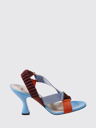 Fendi Slingbacks Colibr&igrave; en tissu technique &agrave; imprim&eacute; abstrait et talon haut