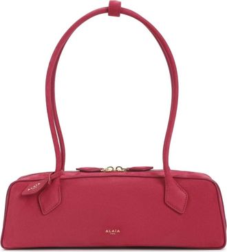 Alaia Femme, Sacs, Rouge, Taille: ONE Size Teckel Medium Shoulder Bag