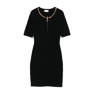 Elisabetta Franchi Femme, Robes, Noir, Taille: 36 FR Elisabetta Franchi Robes