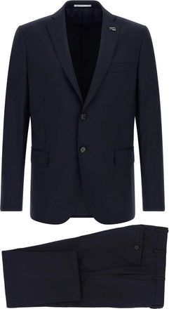 Pal Zileri Knielanges Kleid - Blau