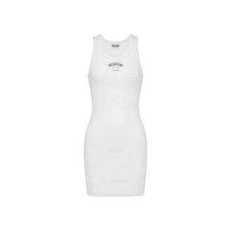 Moschino Damen, Kleider, Wei&szlig;, LGr&ouml;&szlig;e