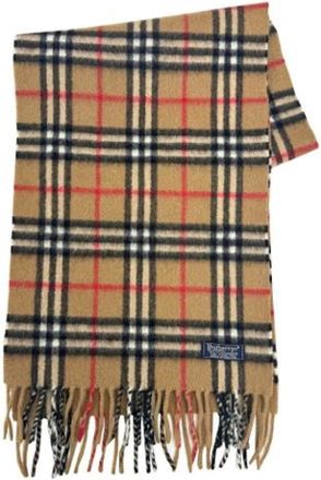 Burberry unisex, Pre-owned, Beige, Taille: ONE Size Pre-owned Vintage Cashmere Scarf