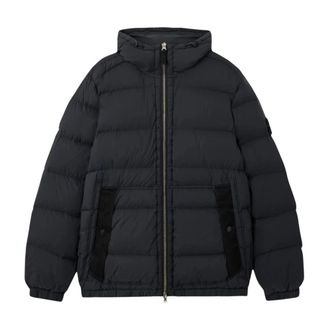 Stone Island Nahtlose Tunnel-Nylon-Daunenjacke - - Jackets - Herren - Schwarzk - XL