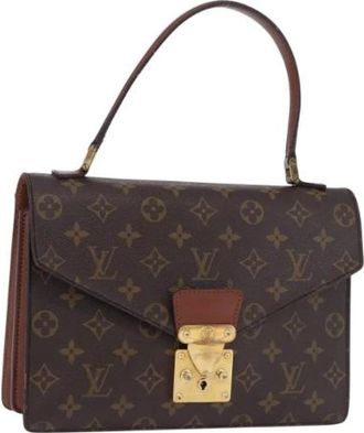 Louis Vuitton Sac &agrave; main en toile Monogram Pre-owned - Femme - Pre-owned - Brun - Taille: ONE Size