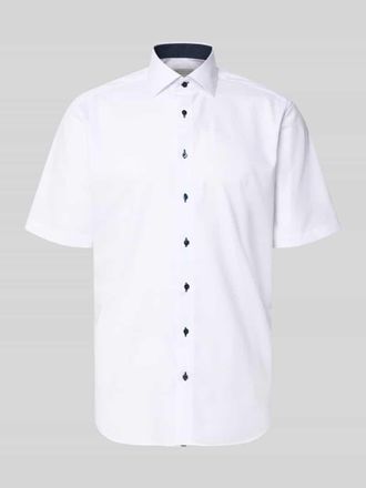 Eterna Regular Fit Business-Hemd aus Baumwolle mit Kentkragen