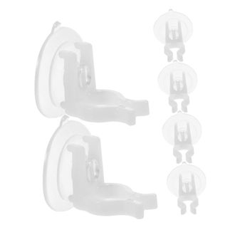 Angoily 6 St&uuml;ck Teiliges Transparenter PVC saugnapfhalter f&uuml;r LED stabkerzen Starke Klemmhalterung Einfache Befestigung an Glatten Oberfl&auml;chen Vielseitig f&uuml;r 