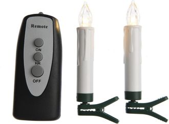 Kaemingk LED Kerze mit Fernbedienung und Timer