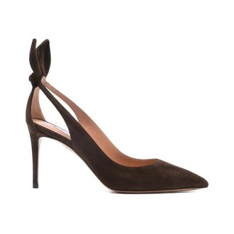 Aquazzura Bow Tie Pump 85 - - Shoes - Damen - Braun - 38 EU