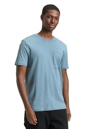 Tom Tailor Denim TOM TAILOR Denim 1043491 Shirt pour Homme, 30118-citadel Blue