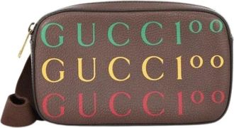 Gucci Sac banane vintage doccasion - Femme - Pre-owned - Brun - Taille: ONE Size
