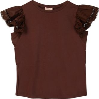 Twinset Femme, Blouses et Chemises, Brun, Taille: 42 FR Alette T-shirt