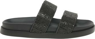 Rieker Verzierte Plateau-Pantoletten - - Shoes - Damen - Schwarzk - 38 EU