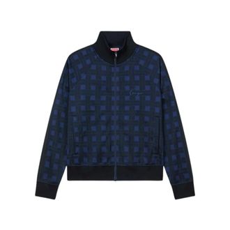 Kenzo Homme, Sweatshirts et sweats &agrave; capuche, Bleu, Taille: XL Zip-through