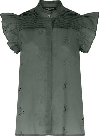 Bruuns Bazaar Femme, Blouses et Chemises, Vert, Taille: 42 FR Blouses