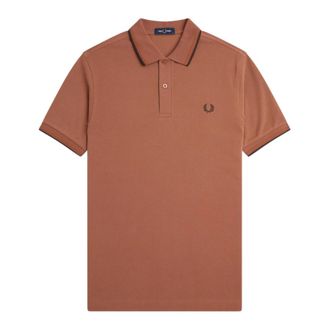 Fred Perry Oranges Twin Tipped Poloshirt - - Tops - Herren - Orange - XL