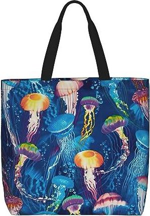 Generic M&eacute;duses Color&eacute;es Sac Fourre-Tout D&eacute;contract&eacute; Sacs R&eacute;utilisable Sac A Main Femmes Pour Plage Voyage Quotidienne