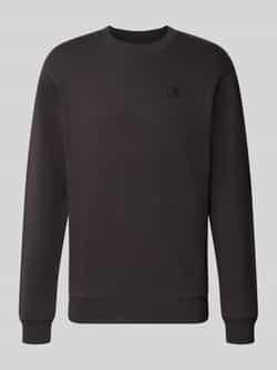 Scotch & Soda Regular Fit Sweatshirt aus reiner Baumwolle mit Label-Patch