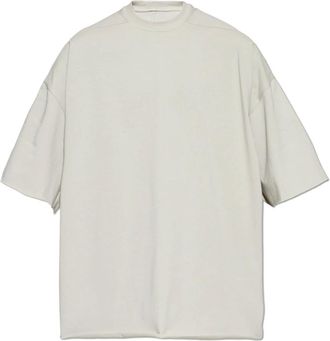 Rick Owens Homme, Tops, Beige, Taille: ONE Size Tommy Oversize T-shirt