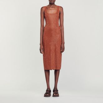 Sandro Robe orn&eacute;e de strass