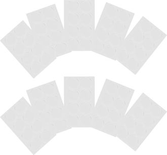 OSALADI 80 St&uuml;ck Teiliges Transparente rutschfeste Tischpuffer aus M&ouml;belstopper f&uuml;r Glasplatten Vasen und Tischunterlagen Verhindert Verrutschen und Sch&uuml;tzt O