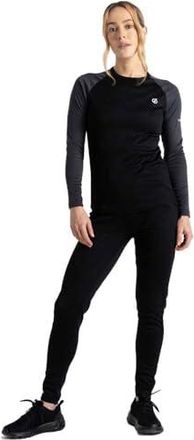 Dare 2B Exchange III Maillot de Corps Thermique Anti-Transpiration pour Femme, Noir/&eacute;b&egrave;ne., 34