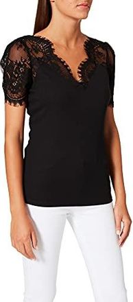 Morgan Femme 212-denata T-shirt, Noir, XS EU
