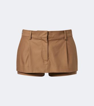 Acne Studios Jupe-short en coton