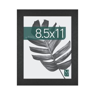 MCS Studio Gallery Rahmen, Schwarze Holzoptik, 21,6 x 27,9 cm, 8.5 x 11 in, Schwarz