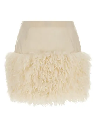Moncler Miniskirt - Cream