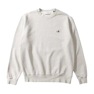 Edmmond Studios Edmmond Studios, Homme, Sweatshirts et sweats &agrave; capuche, Gris, Taille: S Duck Patch SweaT-shirt