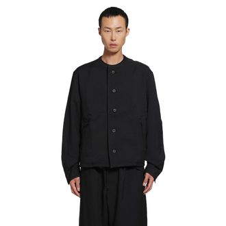 Yohji Yamamoto Sport Uniform Collarless Blouson