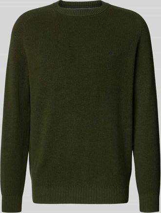 Fynch-Hatton Regular Fit Strickpullover aus reiner Baumwolle