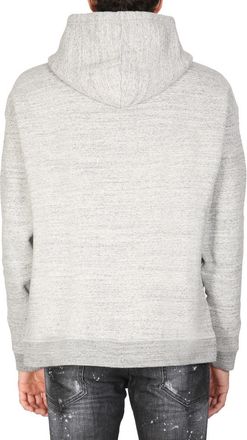 Dsquared2 Camo Patch Anorak Sweatshirt - Gray