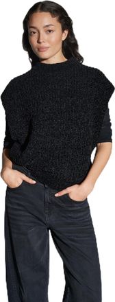 OPUS Damen Pullunder | PEXTO Loose Pullunder aus Chenillegarn Black, 42