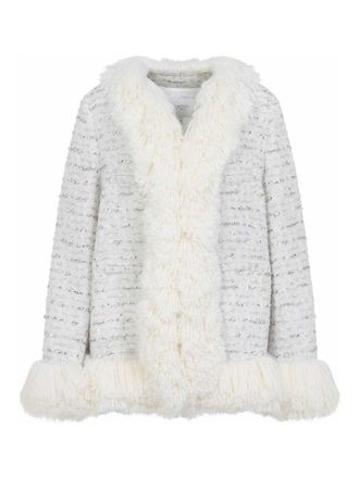 Giambattista Valli Manteau Au Genou - Blanc