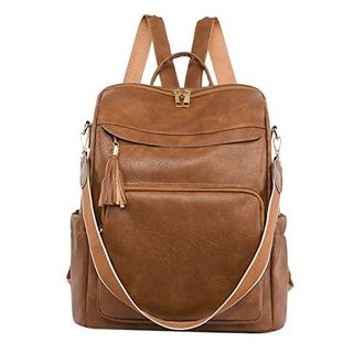 Generic Sac &agrave; Dos en Cuir &Eacute;l&eacute;gant pour Femmes &Eacute;tudiantes et Professionnelles - Confort Optimal et Style Moderne