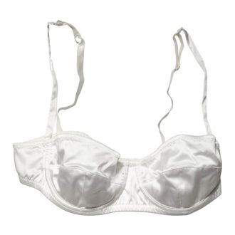 Dolce & Gabbana Femme, Sous-v&ecirc;tements, Blanc, Taille: 38 FR Soutien-gorge balconnet &agrave; armatures semi-rembourr&eacute;