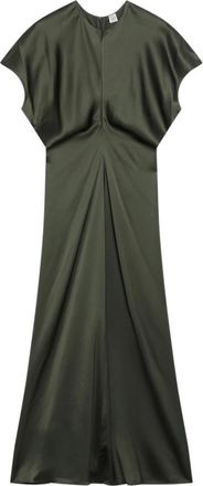 Toteme Robe Coupe D&eacute;contract&eacute;e - Femme - Robes - Vert - Taille: 36 FR