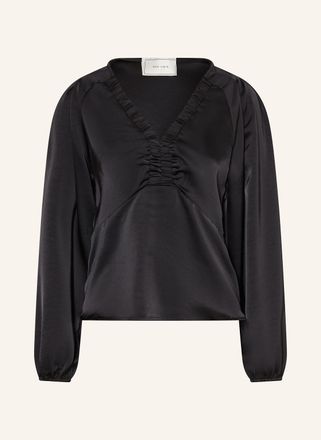 Neo Noir Neo Noir Blusenshirt Istana Aus Satin schwarz