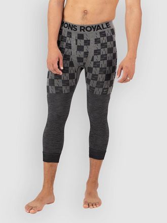 Mons Royale Ascender Merino 3/4 Legging Funktionshose black