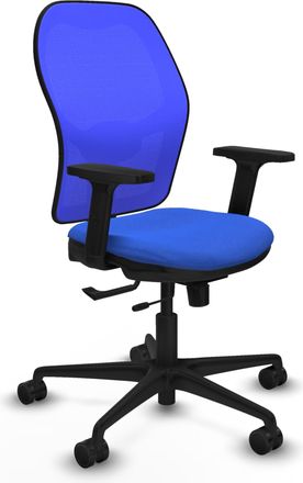 Piqueras y Crespo Jorquera Economalla Stuhl mit 2D-Armen, h&ouml;henverstellbare Lendenwirbelst&uuml;tze, ausgestattet mit Syncro/Traslack und injiziertem Schaum. Mit Rollen von 