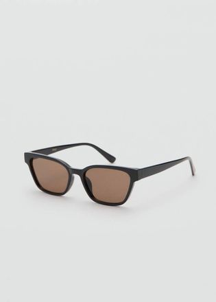 Mango Lunettes de soleil monture plastique noir - Femme - Taille unique - MANGO