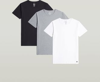 G-Star T-Shirt Crew 3er-Pack - Mehrfarbig - Herren