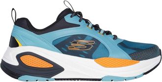 Skechers Mono Mesh Sneaker f&uuml;r Herren (Blau/Orange)